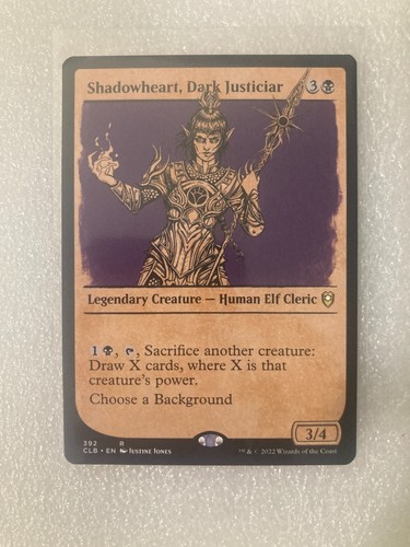 MTG 2022 Magic CLB 392 Non-foil Shadowheart, Dark Justiciar Baldur ...