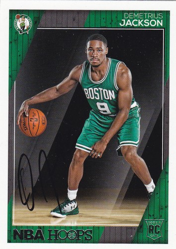 DEMETRIUS JACKSON BOSTON CELTICS SIGNED CARD HOUSTON ROCKETS ...