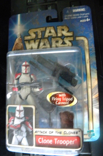 Star Wars Clone Trooper-firing Tripod Cannon - Attack of the Clone-NIP ...