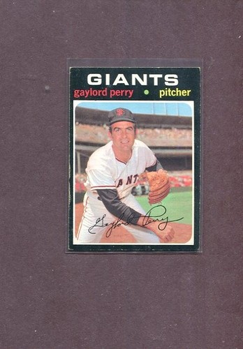 1971 TOPPS BASEBALL-#140 GAYLORD PERRY (COLLECTOR GRADE) | eBay