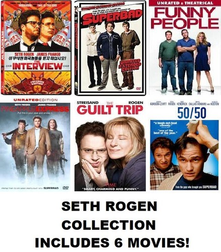 Seth Rogen 6 Film DVD Collection: The Interview/Superbad/Funny People ...