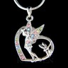 ~Rainbow Tinkerbell made with Swarovski Crystal Fairy ANGEL Tinker Bell ...