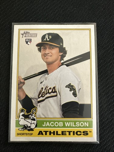 2025 Topps Heritage - Jacob Wilson #15 (RC) (B4) | eBay