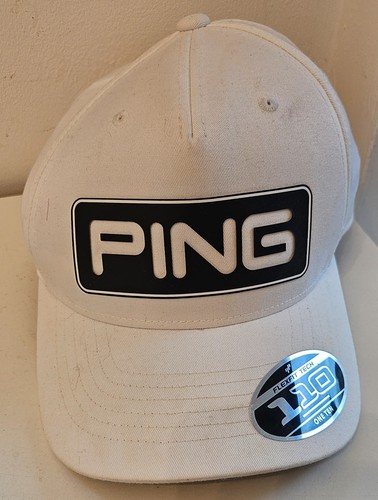 Ping Golf Caps for Men White "110 Flex Fit" Snapback Tour Cap | eBay UK