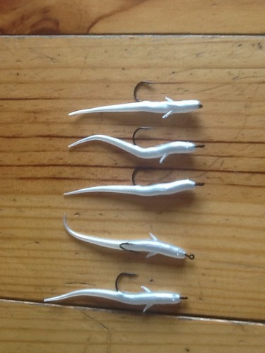 Sea Fishing Lures Bass Cod Pollock Great All Rounder 70 Elver 1/0 ...