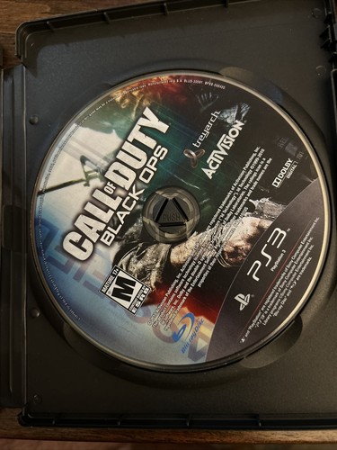 Call of Duty Black Ops Sony PlayStation 3 PS3 Black Label Disc Only ...