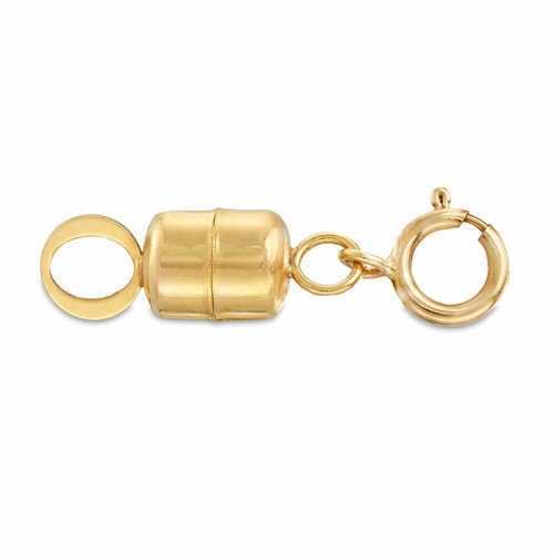 Magnetic Clasp Converter Spring Ring Lock 4 Bracelet Chain Real 14K ...