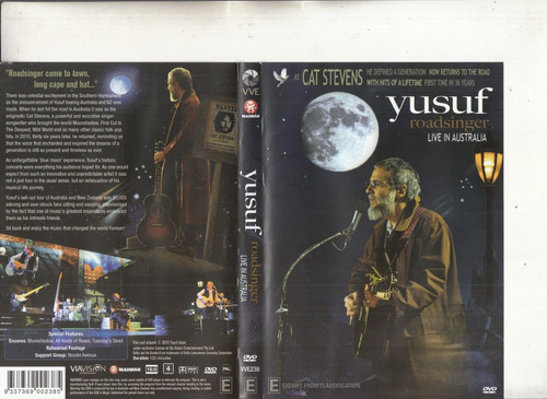 Cat Stevens-Yusuf Islam- Road Singer Live In Australia-2010-Music CS ...