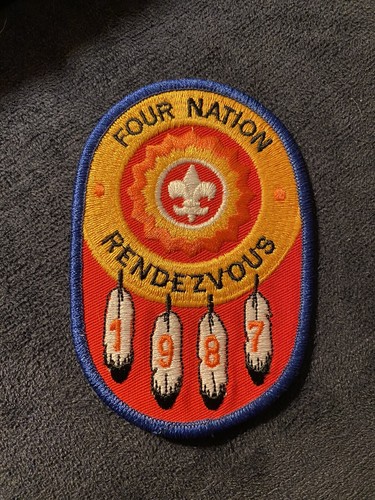 Boy Scout Patch - Four Nation Rendezvous 1987 | eBay