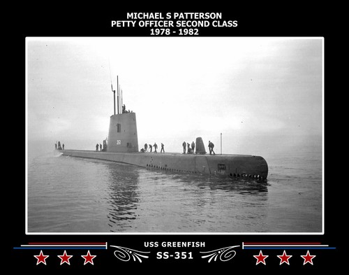 Navy Emporium USS Greenfish SS-351 Canvas Photo Print 145SS351 | eBay