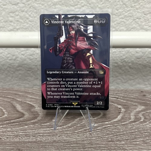 Vincent Valentine #383 BORDERLESS NM/M Final Fantasy MTG Magic regular ...