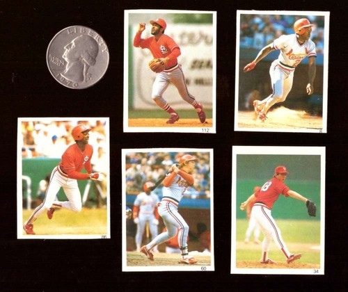 1987 Red Foley Stickers - ST LOUIS CARDINALS | eBay