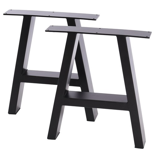 2x Industrial Style Metal A Frame Table Legs Dining/Coffee/Bench/Office ...