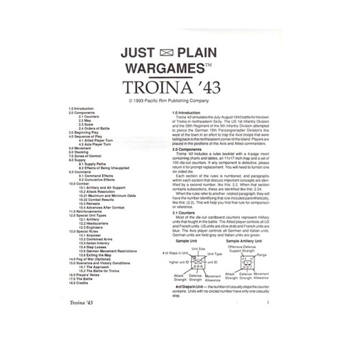 Pacific Rim Wargames Troina '43 Bag EX | eBay