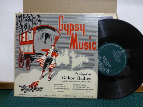 GABOR RADICS GYPSY VIOLIN MUSIC. 10 INCH LP VG.+ | eBay