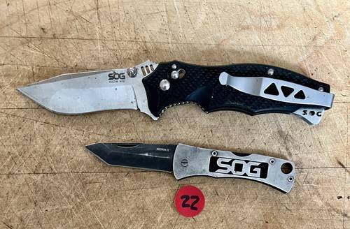 Lot Of 2 Sogs Knives Vulcan Mini and Micron11 | eBay