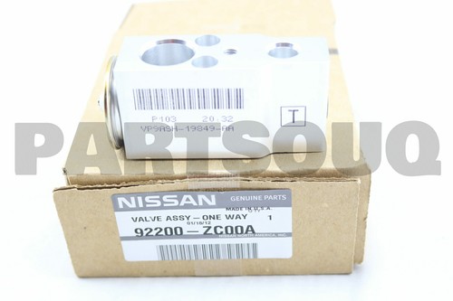 92200ZC00A Genuine Nissan VALVE ASSY-EXPANSION 92200-ZC00A | eBay