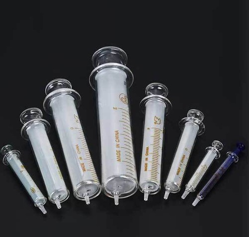 Wholesale 1ml-100ml Glass Syringe Sampler Laboratory Reusable Chemistry ...