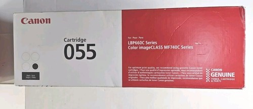Genuine OEM Canon 055 Toner BLACK Ink Cartridge LBP660C Color ...