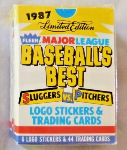 1987 Fleer Baseball Baseball's Best Sluggers vs. Pitchers Card Singles ...
