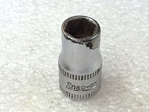 Snap-On#TMM7 - 7mm , Metric, Chrome, 1/4" Dr., Standard Socket, 6-Pt ...