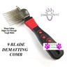 Pet Cat DOG DEMATTING MATBREAKER COMB Hair Rake Tool 9 Razor Sharp ...