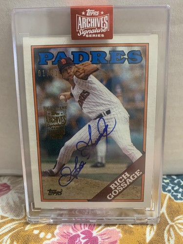 Rich “Goose” Gossage 2023 Topps Archives Signature Series Auto /41 ...