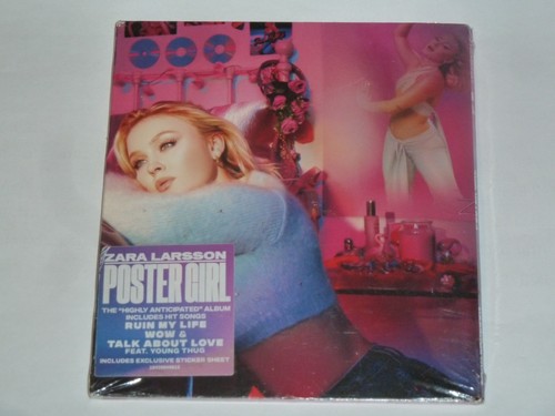 ZARA LARSSON POSTER GIRL UK CD ALBUM, NEW & SEALED (2021) + STICKER SET ...