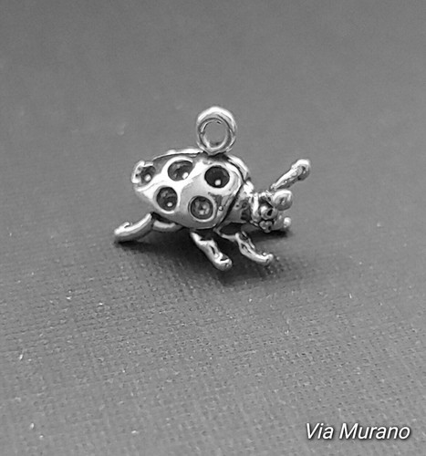 Limited edition sterling silver lady bug charm measuring 13mmx8mm. 2.1 ...