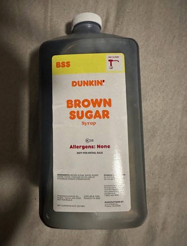 1 Bottle Dunkin Brown sugar Syrup | eBay