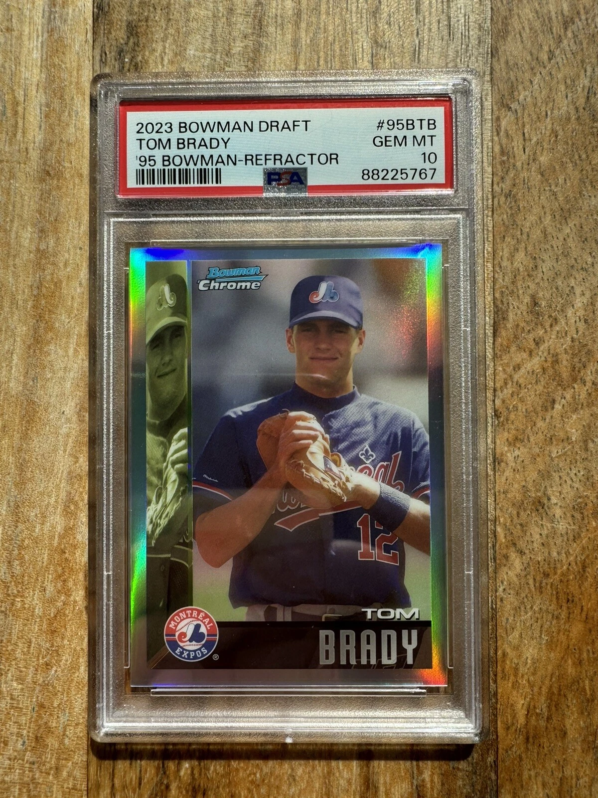 Tom Brady 2023 Bowman Draft #95B-TB 1995 Bowman Dream Draft Picks ...