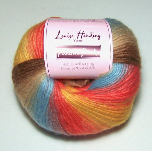 5 balls Louisa Harding AMITOLA GRANDE Wool & Silk Bulky Yarn #533 TIGER ...