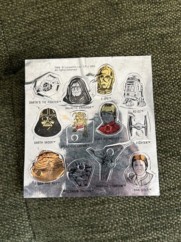 VINTAGE 1983 Sheet Of 12 Star Wars: Return of the Jedi Stickers | eBay