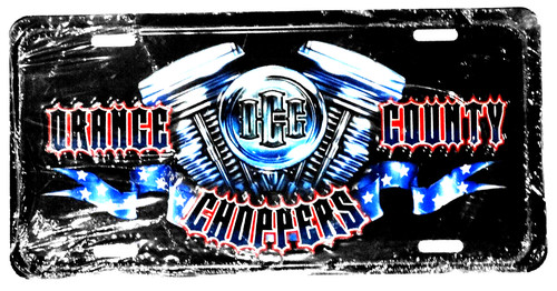 NEW in Plastic VINTAGE OCC Orange County Choppers License Plate Tag ...