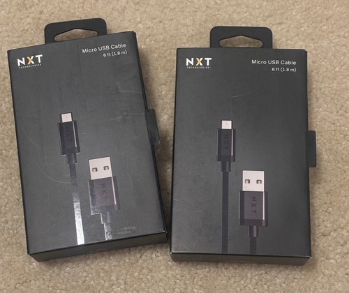 NXT USB to Micro-USB 6 Ft. Charging Cable (Set of 2) | eBay