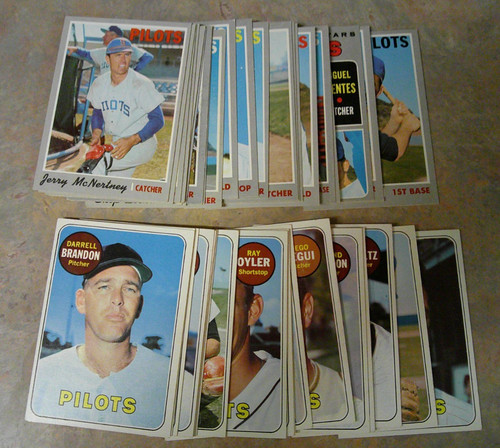 1969 1970 TOPPS SEATTLE PILOTS TEAM LOT OF 41 DIFFERENT EX TO NRMT | eBay
