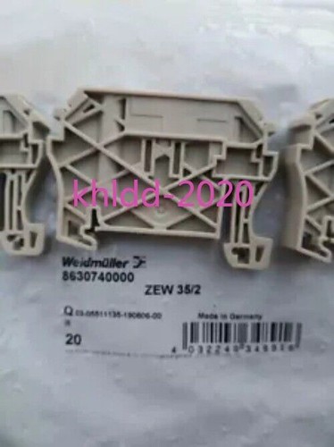 20pcs Weidmuller Connecting terminal ZEW 35/2 8630740000 | eBay