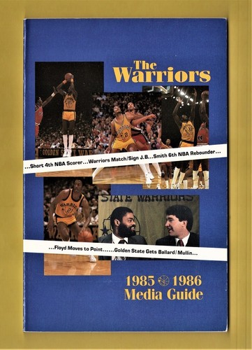 GOLDEN STATE WARRIORS 1985-86 NBA MEDIA GUIDE | eBay