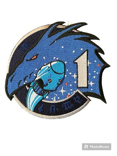 Authentic SPACEX NASA CREW-1- Original AB Emblem ISS 4.25" Mission ...