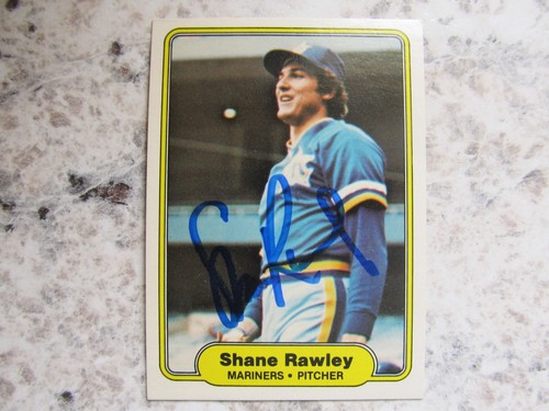 Mariners Shane Rawley Signed Autographed 1982 Fleer Mint | eBay