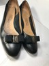 Salvatore Ferragamo Women Shoe 10.5B Dark Taupe Leather Suede Accent 2. ...