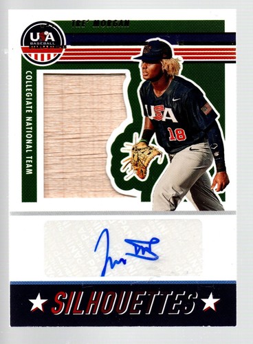 2023 USA Stars & Stripes Silhouettes Signatures Bats #SIL-TM Tre Morgan ...