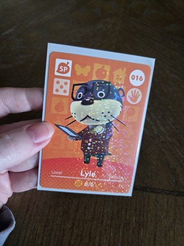 Lyle #016 Animal Crossing Amiibo Card - Series 1, In Sleeve | eBay