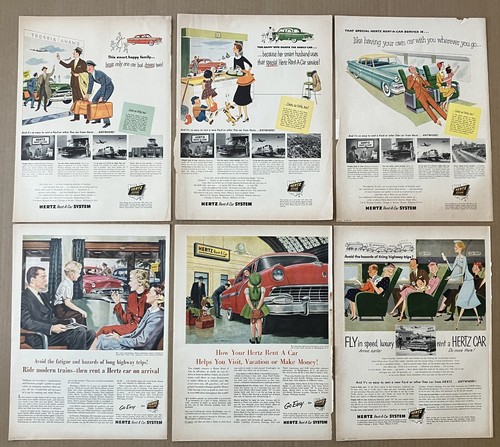Hertz Advertisements Lot of 6 - 1 | eBay