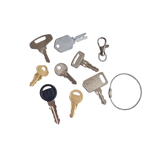 (8) Key Set for Tennant Equipment,Sweeper,Nobles Strive Rider ...