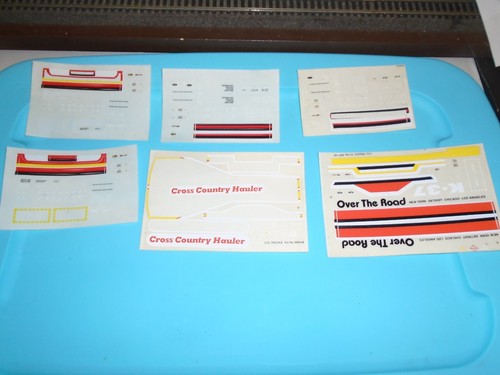 LOT OF HO SCALE TRUCK DECALS | eBay