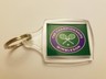TENNIS RACQUET Ball Court Wimbledon Tournament Keyring Keychain Steel ...