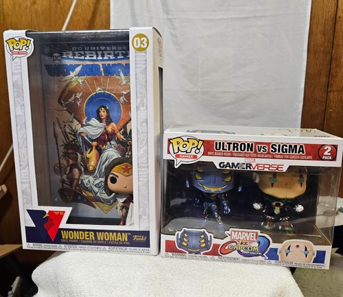 2 Funko pop wonder woman and ultron vs sigma -new | eBay UK