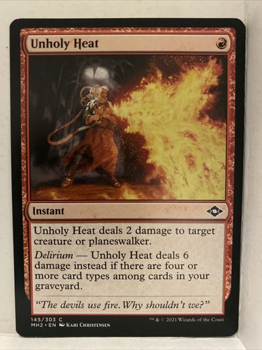 MTG Unholy Heat Modern Horizons 2 145/303 Regular Common NM | eBay