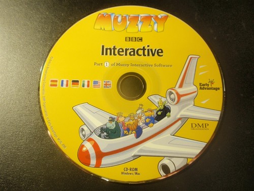 Muzzy Interactive Part 1 PC/Mac CD-ROM EarlyAdv 2008 Replacement Disc ...